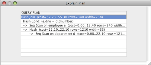 PostgreSQL Explain Plan